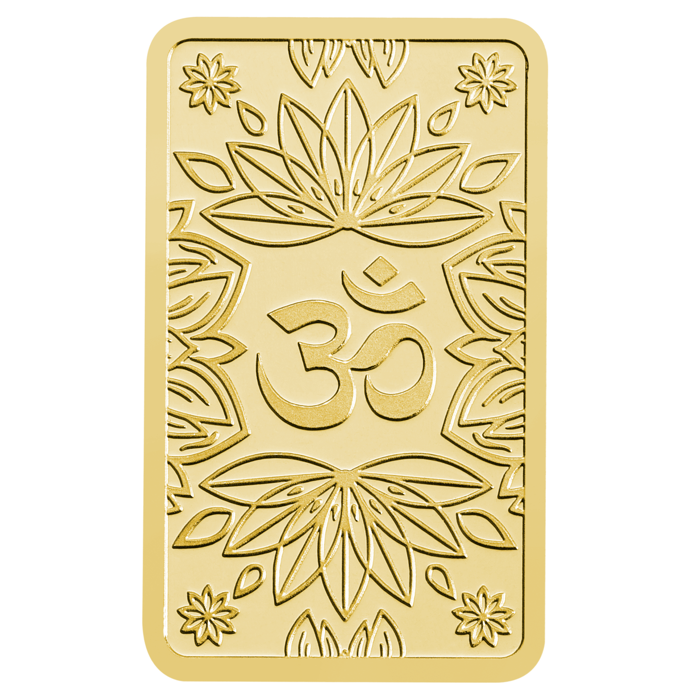 24k Gold Diwali Om Bar - 1 gram